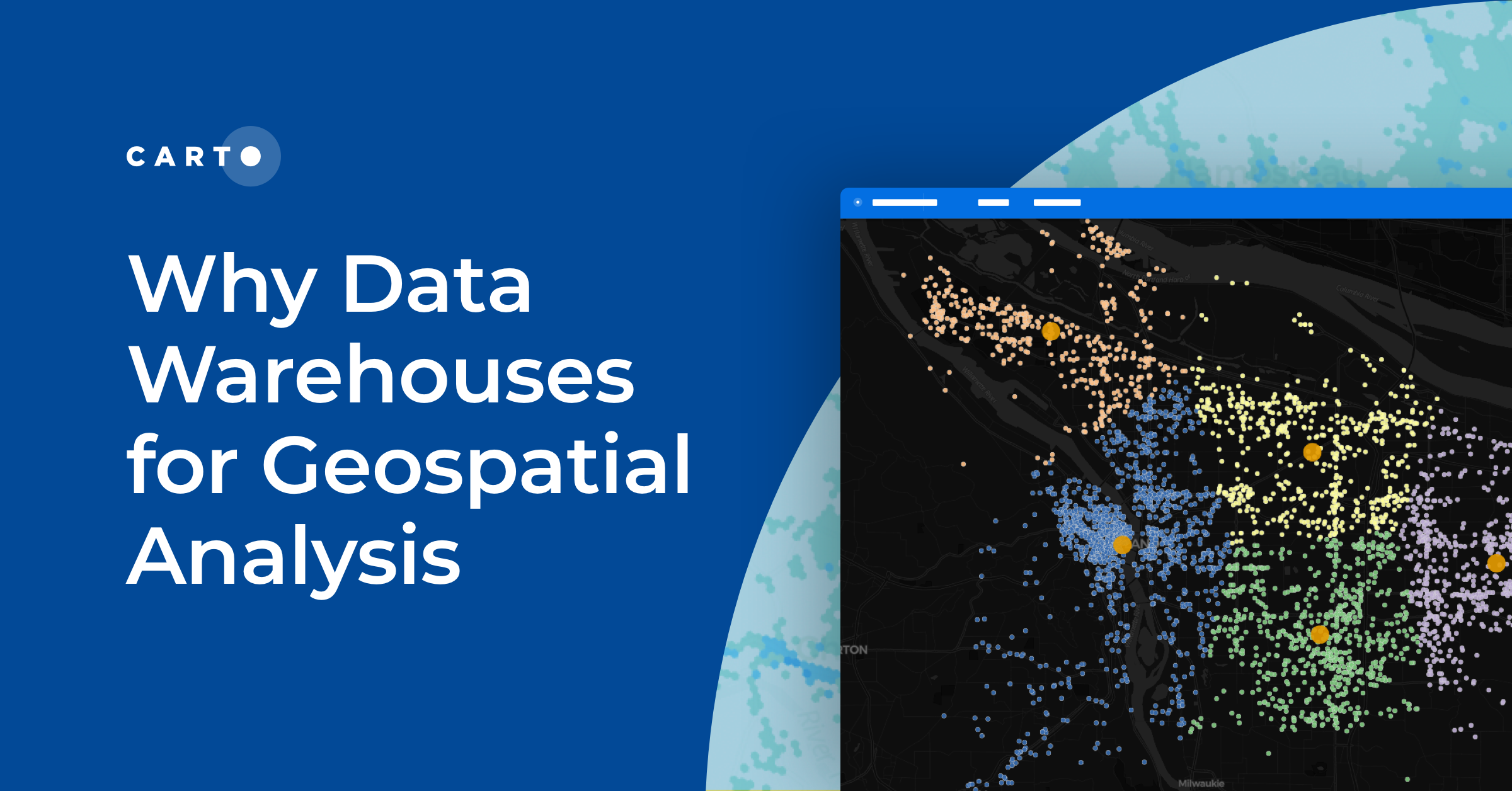 Why use Data Warehouses for Geospatial Analysis Why use Data Warehouses for Geospatial Analysis